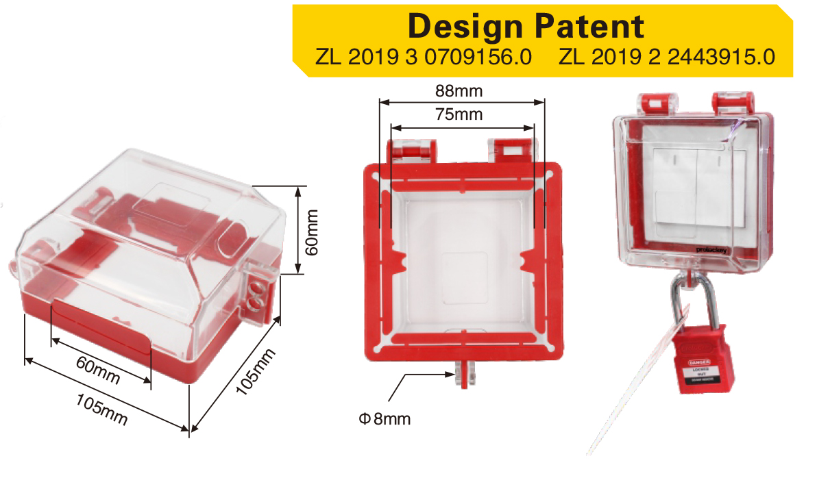 WALL SWITCH BUTTON LOCKOUT - SafeLock LOTO Solutions